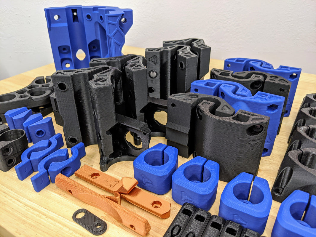 Mostly Printed CNC Parts – V1 Engineering Inc
